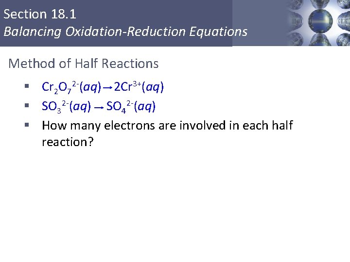 AP Chapter 18 Electrochemistry AP Learning Objectives LO