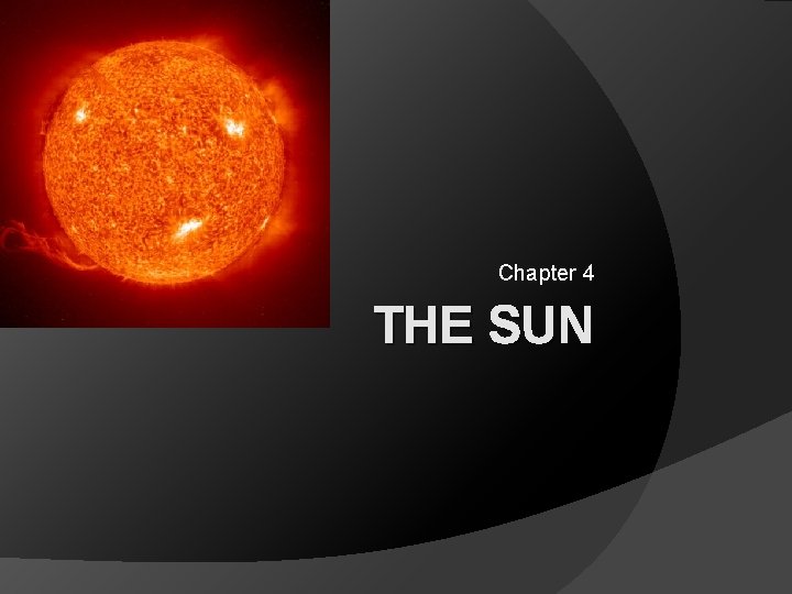 Chapter 4 THE SUN General Description of the