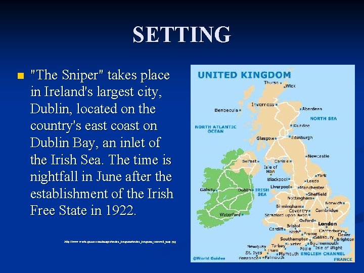 THE SNIPER By Liam OFlaherty Historical Background n