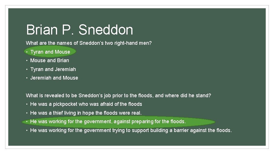 GRIMSDON QUIZ By Maddy Perrignon CHARACTERS Isabella What
