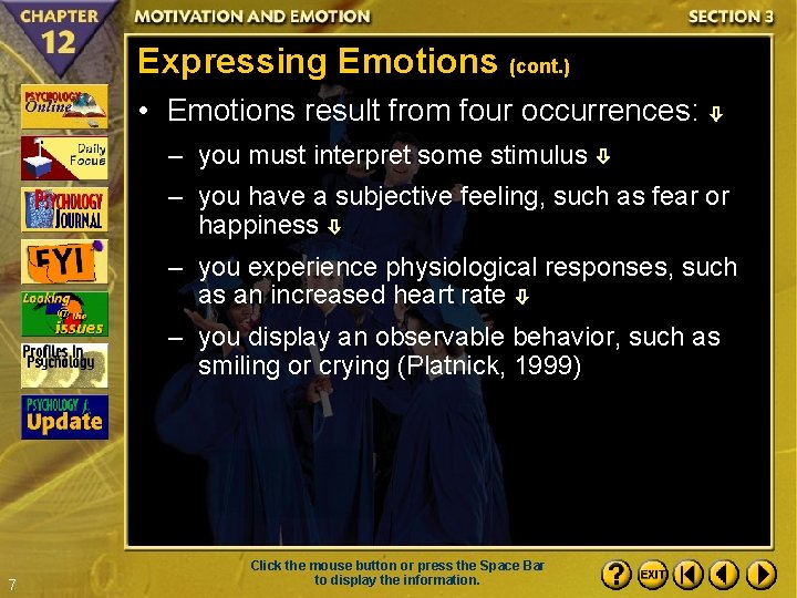 Readers Guide Main Idea All emotions consist of