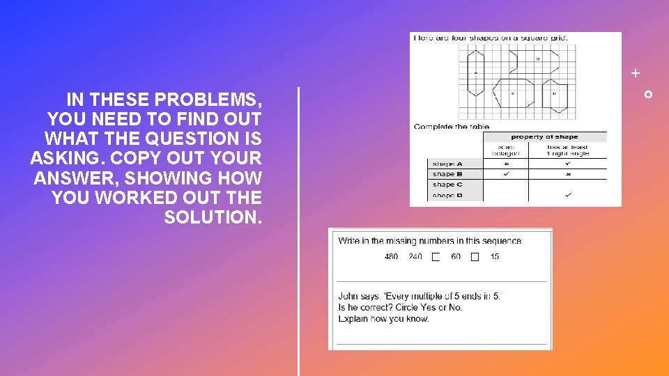 MR BELLS OLD SCHOOL MATHS Puzzles and problems