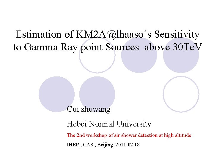 Estimation of KM 2 Alhaasos Sensitivity to Gamma
