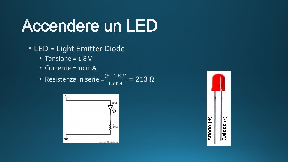 Laboratorio Arduino Catodo Anodo Esempi Rosso Rosso Nero