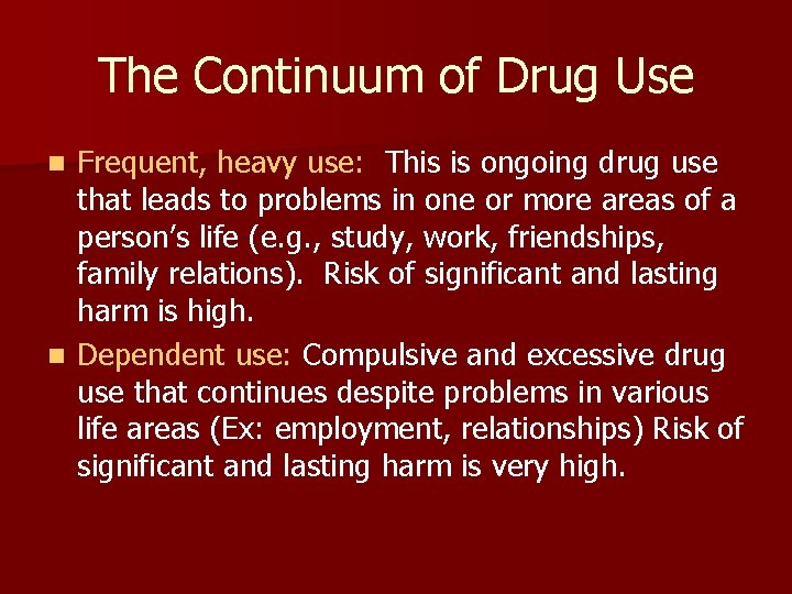 DRUGS Definition Any substance that when taken into
