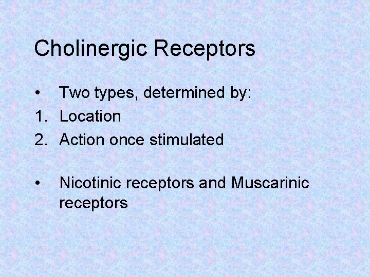 Drugs Affecting Autonomic Nervous System 2 Cholinergic Agents