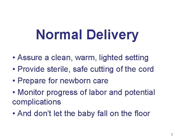 Emergency Obstetrical Skills With complements to and permission