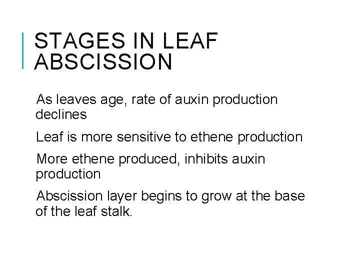 Plant growth and commercial uses of hormones LEARNING