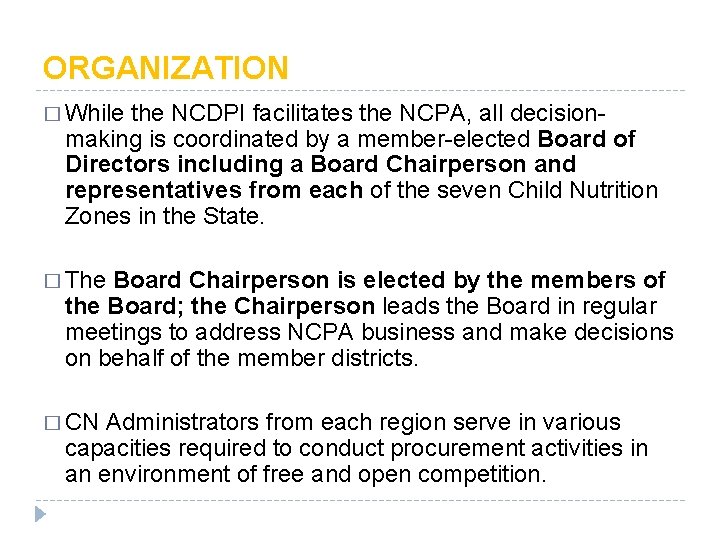 THE NORTH CAROLINA PROCUREMENT ALLIANCE WHO WE ARE