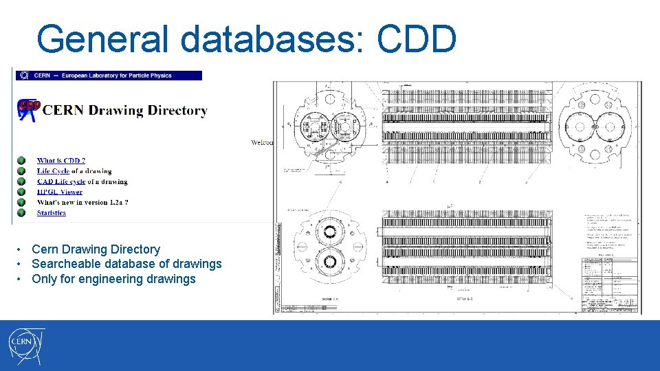 Data and their distribution model at CERN Franco