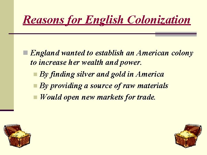 Jamestown Colony First Successful English Colony in the