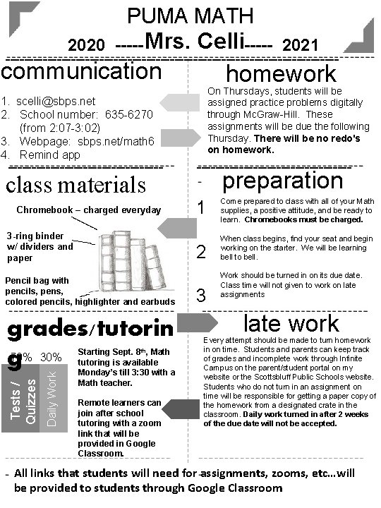 PUMA MATH 2020 Mrs Celli 2021 communication 1