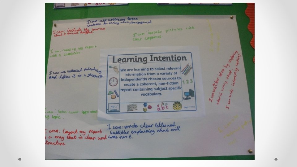 Planning learning teaching and assessment using the NAR