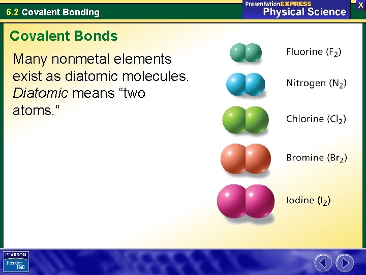 6 2 Covalent Bonding Chapter 6 Section 2