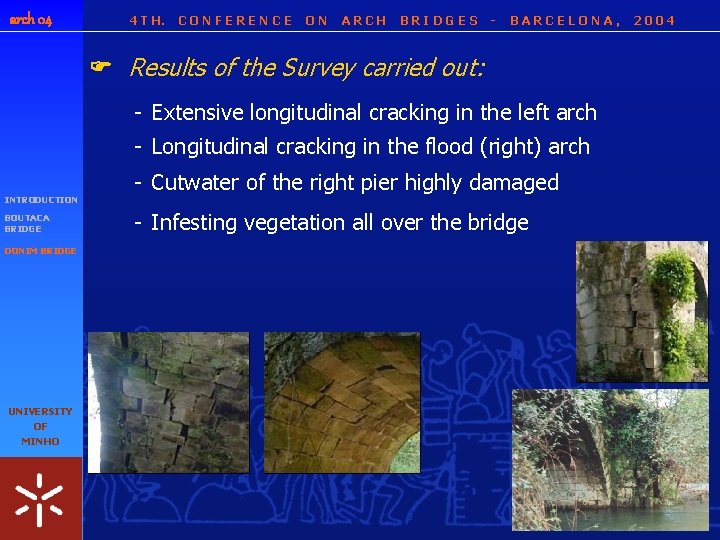 arch 04 4 TH CONFERENCE ON ARCH BRIDGES