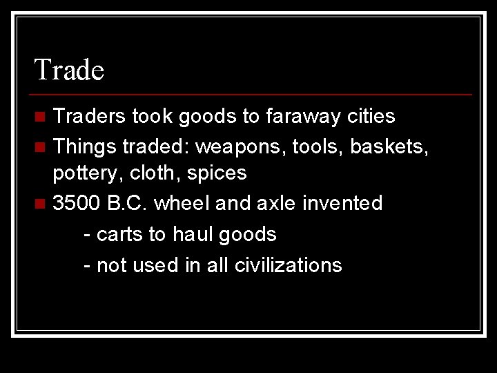 Prehistory Beginnings of Civilization 6 th Grade Social