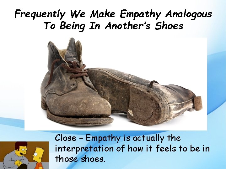 Interpreting the St Louis Blues Empathy 38 th