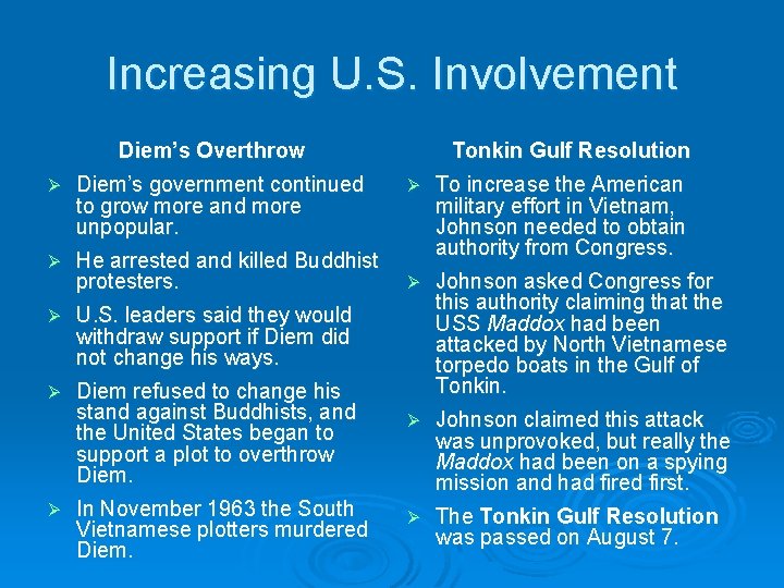 Vietnam Vietnam History and How the war began