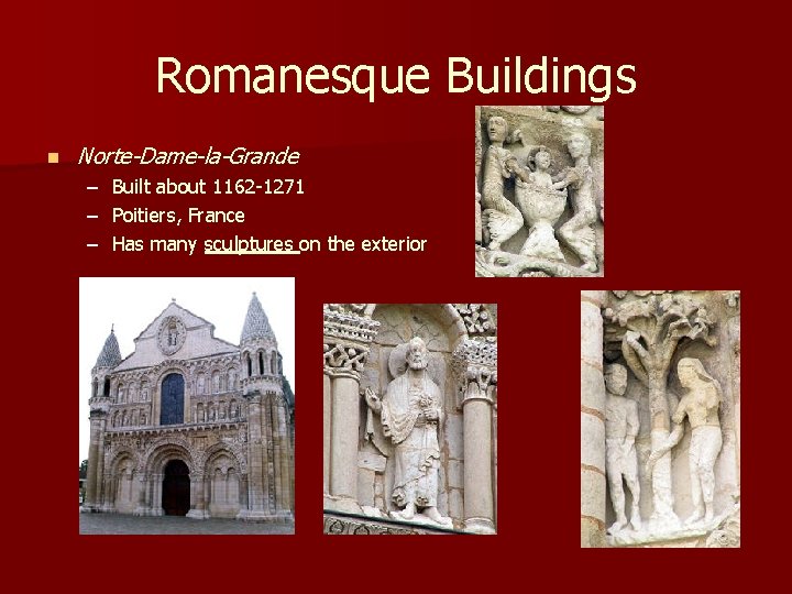 Romanesque and Gothic Art Romanesque Art Basic History