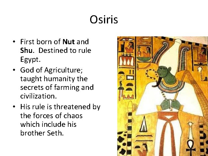 Unit II Egypt World Mythology The Illustrated Guide