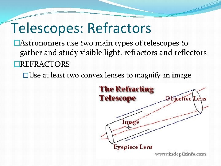 The Tools of Astronomy How astronomers study space