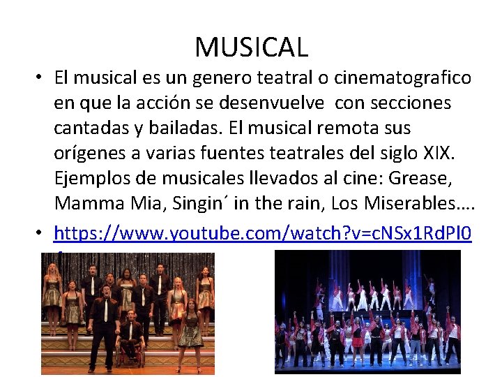 OBRA TEATRAL MUSICAL OBRA TEATRAL MUSICAL Una obra