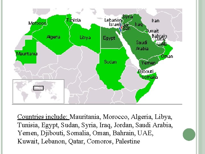 LEAGUE OF ARAB STATES By Tarum Ahmed Rebekah