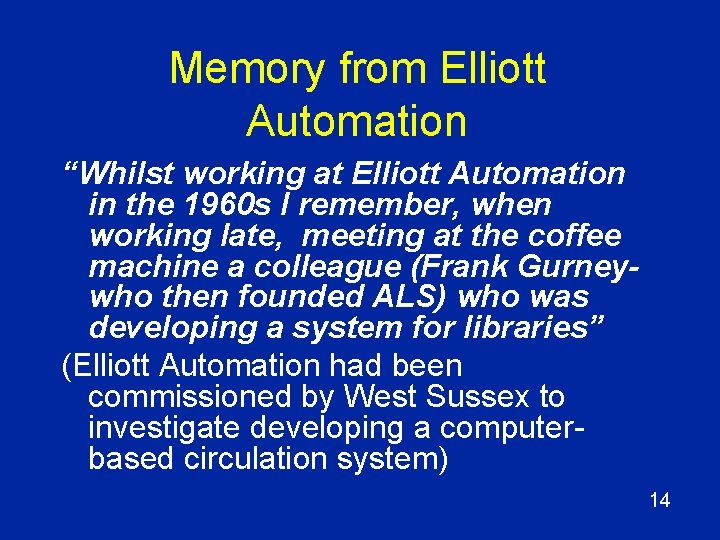 Early library management systems LMS in the UK