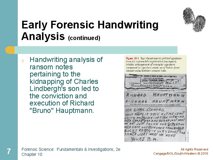 1 Forensic Science Fundamentals Investigations 2 e Chapter