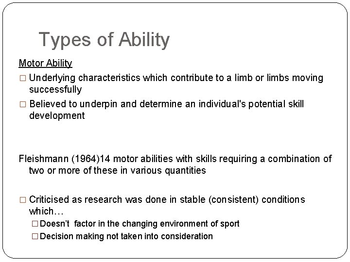 1 2 Types of Ability and Skill What