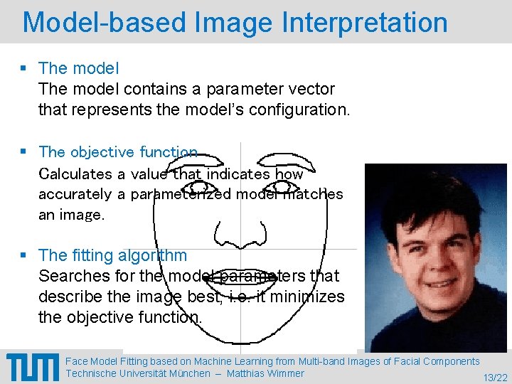 Face Model Fitting based on Machine Learning from