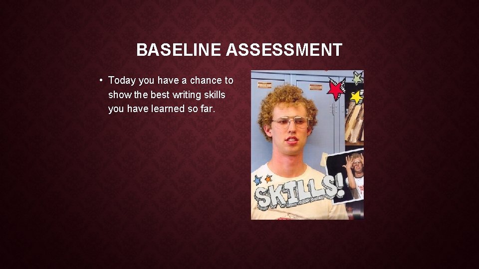 GRADE 9 ENGLISH Thursday September 8 WELCOME BACK