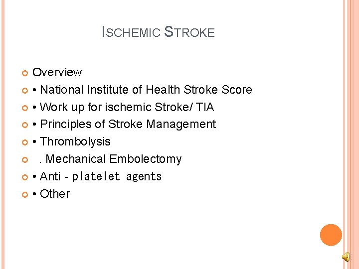 STROKE RISK STRATIFICATION AND MANAGEMENT PRESENTED BY CAROL