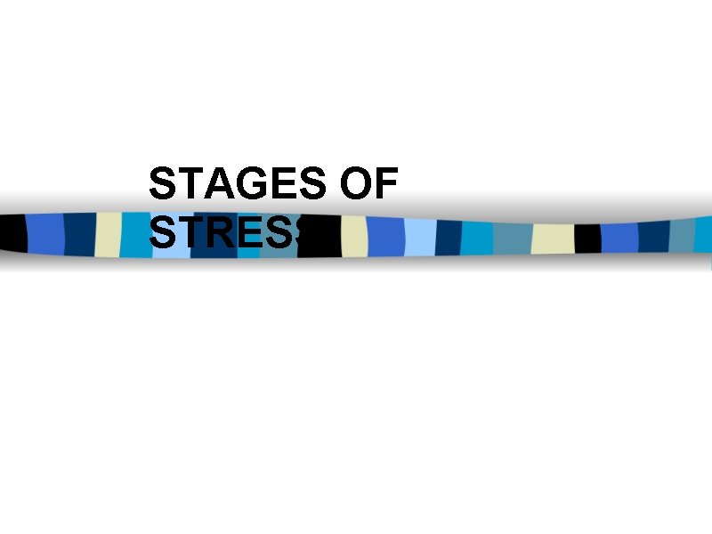 Stress Management Presented By Aayu WHAT IS STRESS