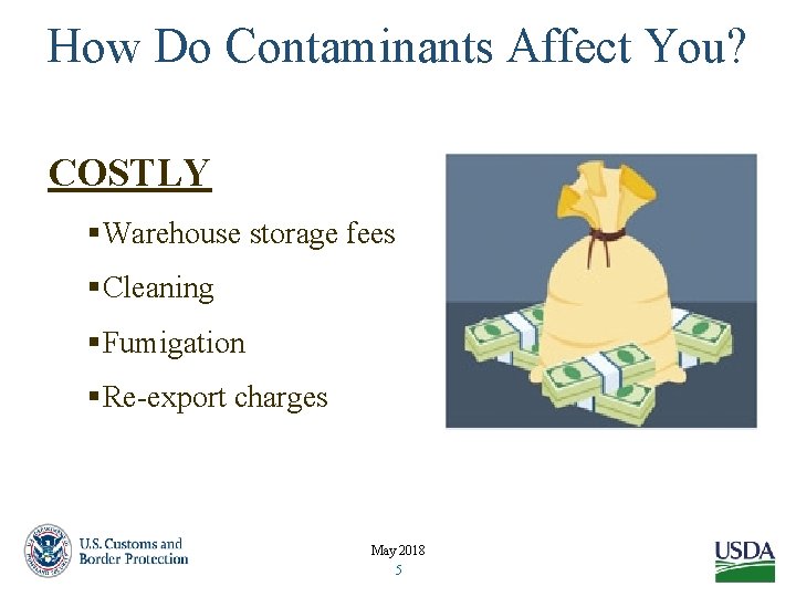 Air Cargo Contamination Trade Outreach May 2018 1