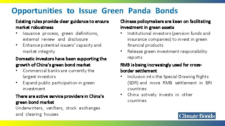 How to Issue a Green Panda Bond Lily