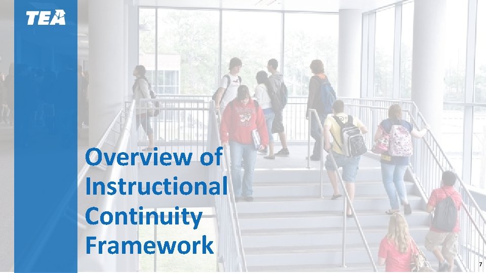 District Instructional Continuity Planning Overview Objectives Provide ...
