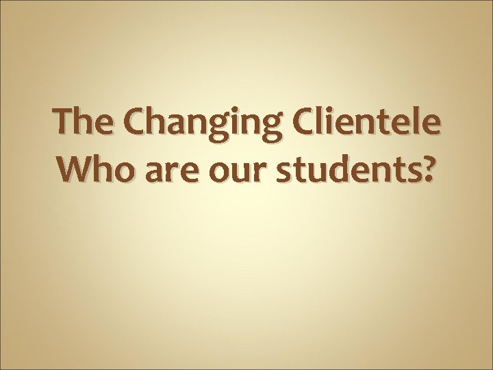 Preventing and Managing Disruptive Behaviors MCCSSA 2010 Spring
