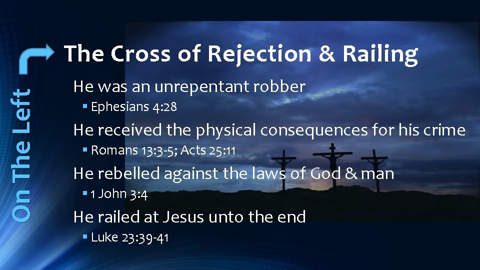 Three Crosses At Calvary Luke 23 32 44