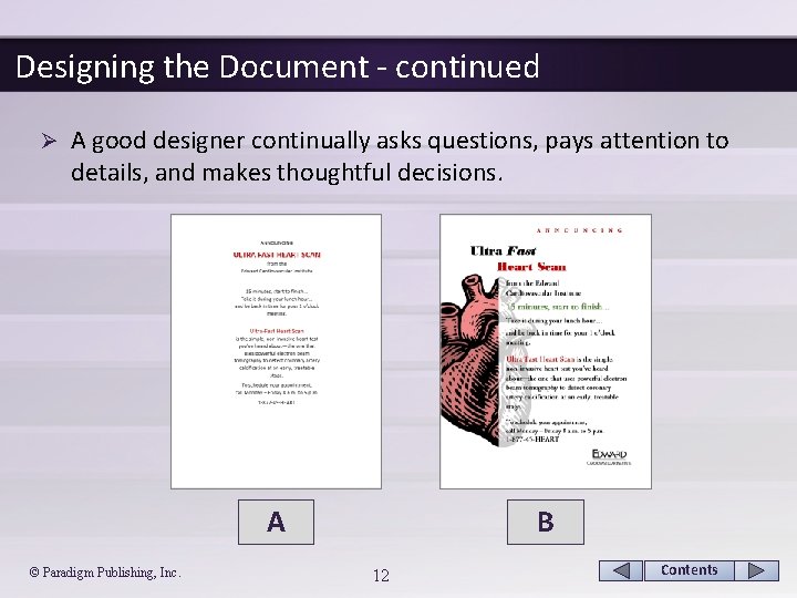 Contents Chapter 1 Understanding the Desktop Publishing Process
