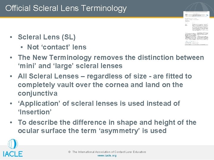 Fitting Scleral Lenses E 2 ICLC 2020 April