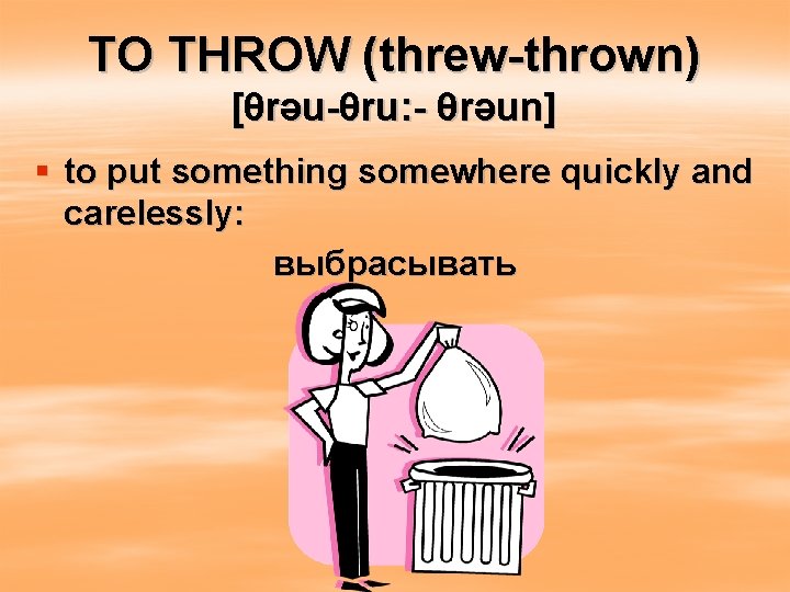 VOCABULARY WORK 6 TH FORM DOS and DONTS