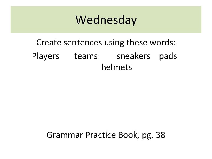 Grammar of the Week Monday One and More