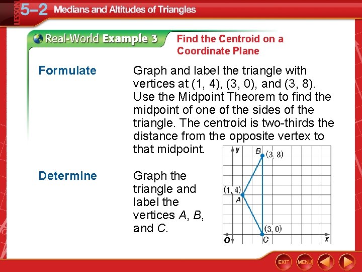 LESSON 5 2 Medians and Altitudes of Triangles