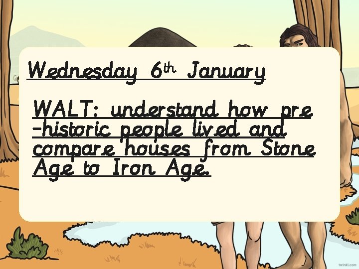 Starter Braindump complete the Stone Age mind map