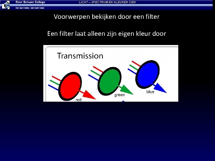 LICHT SPECTRUM EN KLEUREN ZIEN Uitleg over licht