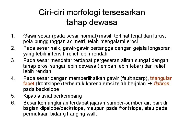 GEOMORFOLOGI DAN GEOLOGI FOTO GL 3222 7 Pegunungan