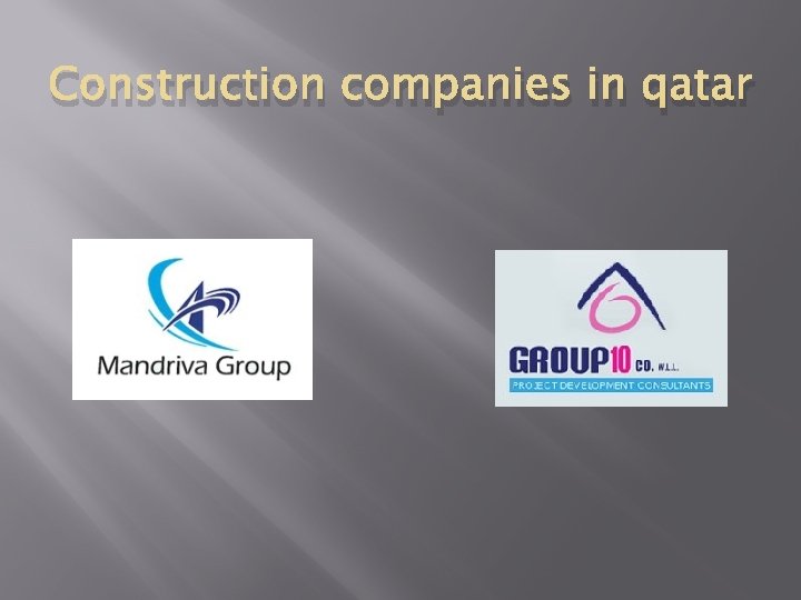 CONSTRUCTION COMPANIES IN QATAR Construction companies in qatar
