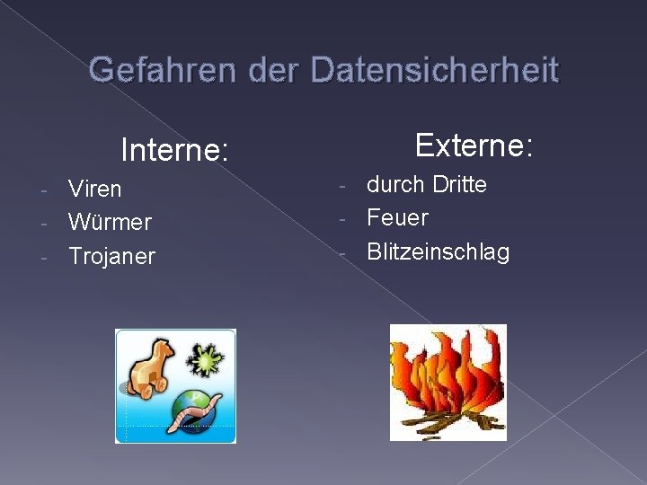 Datensicherheit Gliederung 1 Was ist Datensicherheit Definition Aufgaben