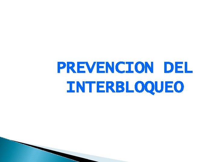 Sistemas Operativos CONCURRENCIA INTERBLOQUEO E INANICION INTRODUCCION Este